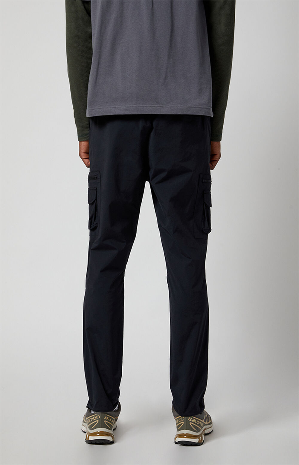 PacSun Stretch Black Slim Cargo Pants | PacSun