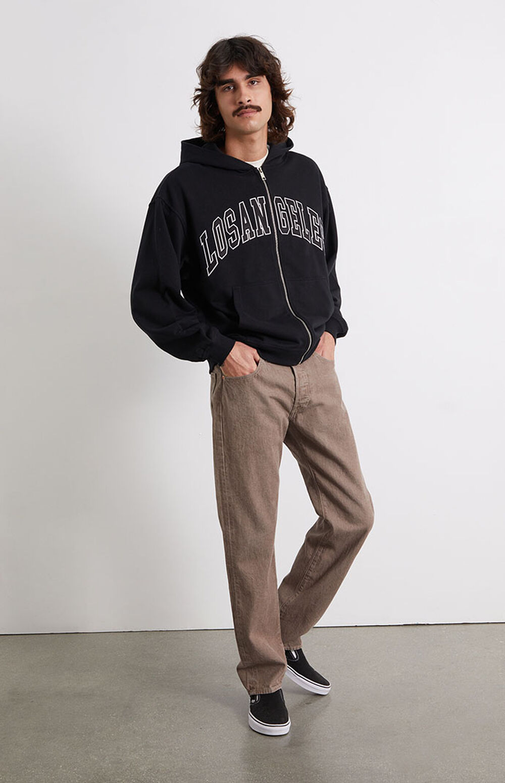 Pacsun Los Angeles Full Zip Hoodie | Pacsun