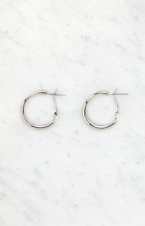 LA Hearts Medium Basic Hoop Earrings | PacSun