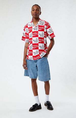 Brixton x Coca-Cola Bunker Camp Shirt | PacSun