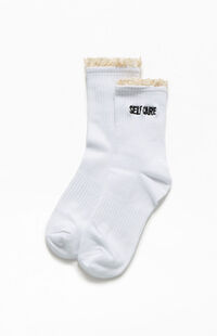 Pacsun Self Care Ruffle Socks | PacSun