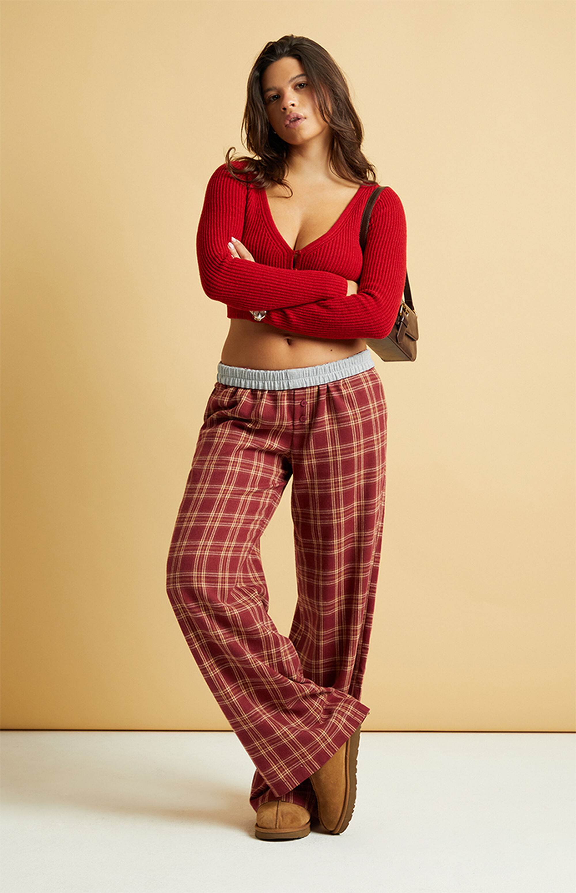 Beverly and Beck Red Flannel Boxer Pants | Pacsun
