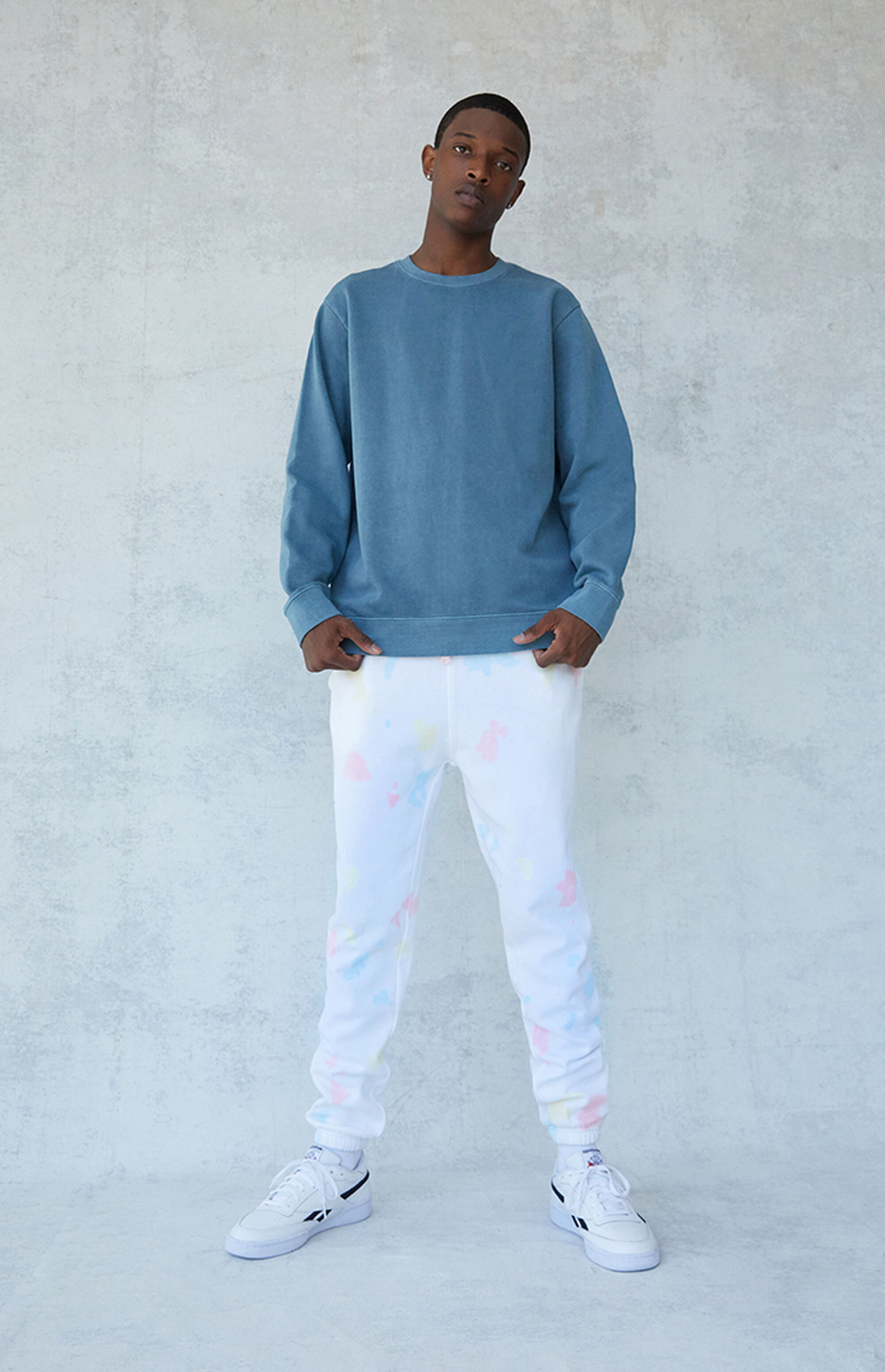 Pacsun Multi-colored Tie Dyed Fleece Sweatpants | PacSun