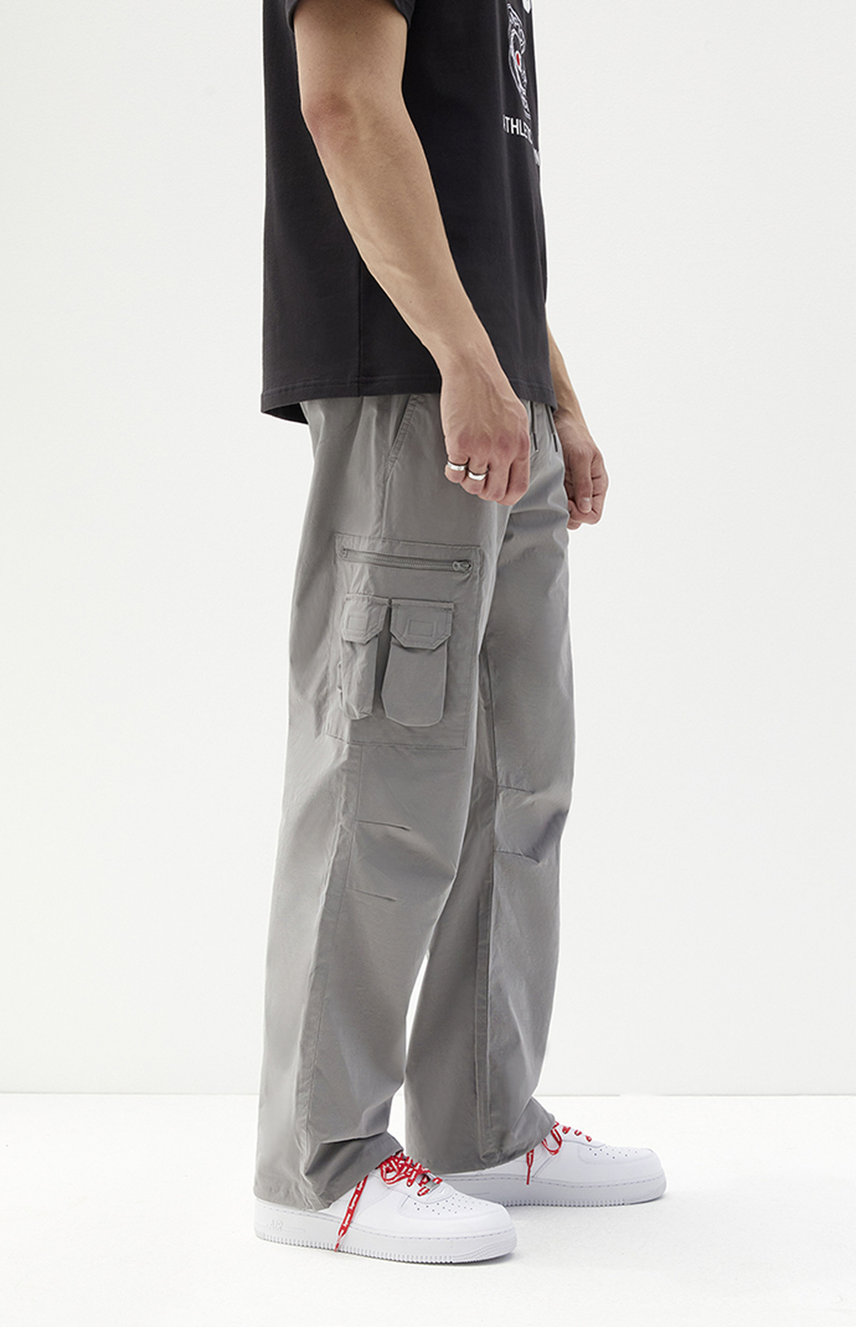 Pacsun Oyster Gray Baggy Cargo Pants | PacSun