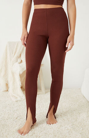 LA Hearts by PacSun Lounge Split Front Yoga Pants | PacSun