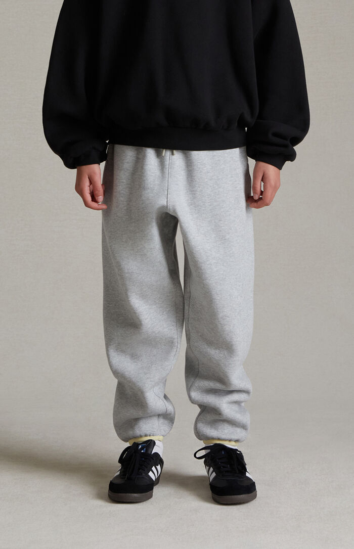 Fear of God ESSENTIALS Essentials Light Heather Grey Sweatpants | Pacsun