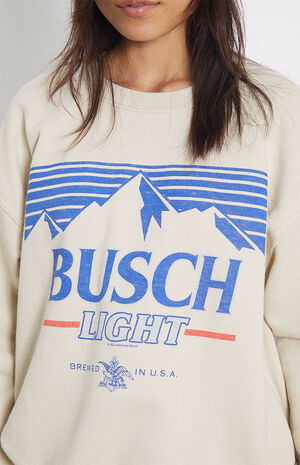 Junk Food Busch Light Fleece Crew Neck Sweatshirt | PacSun