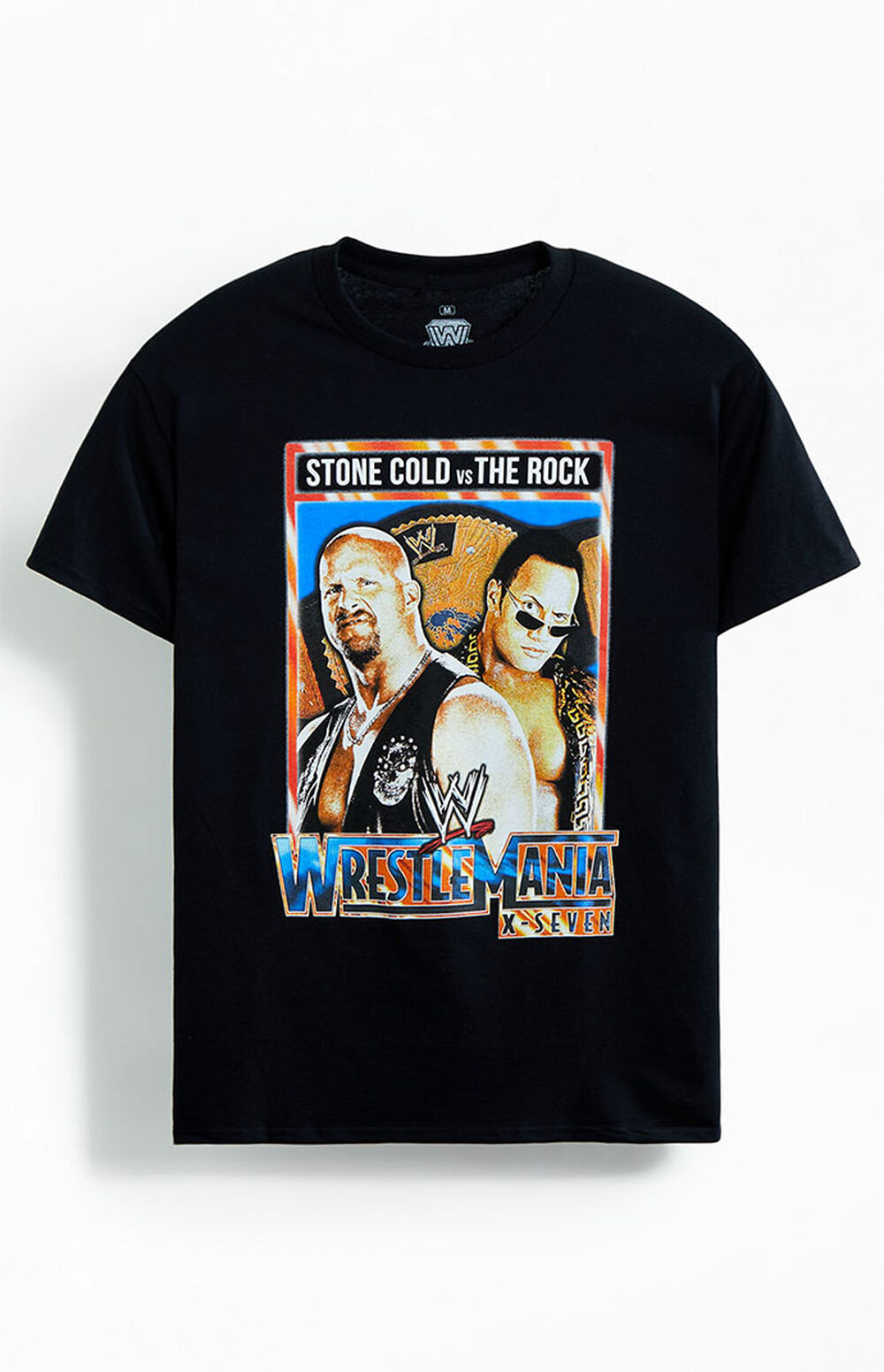 WWF Wrestlemania Stone Cold VS The Rock T-Shirt | Pacsun