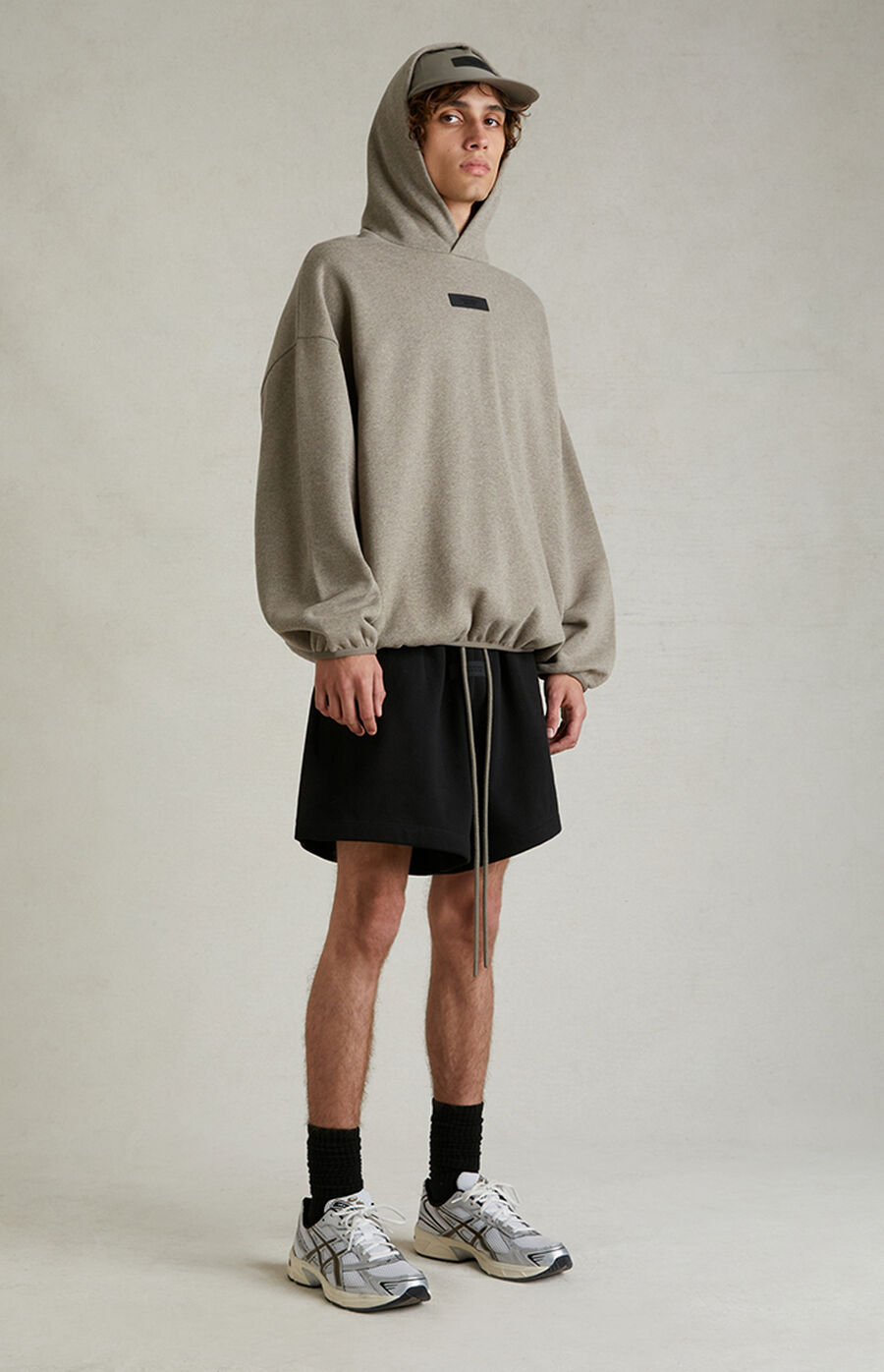 Fear of God ESSENTIALS Heather Grey Hoodie | PacSun