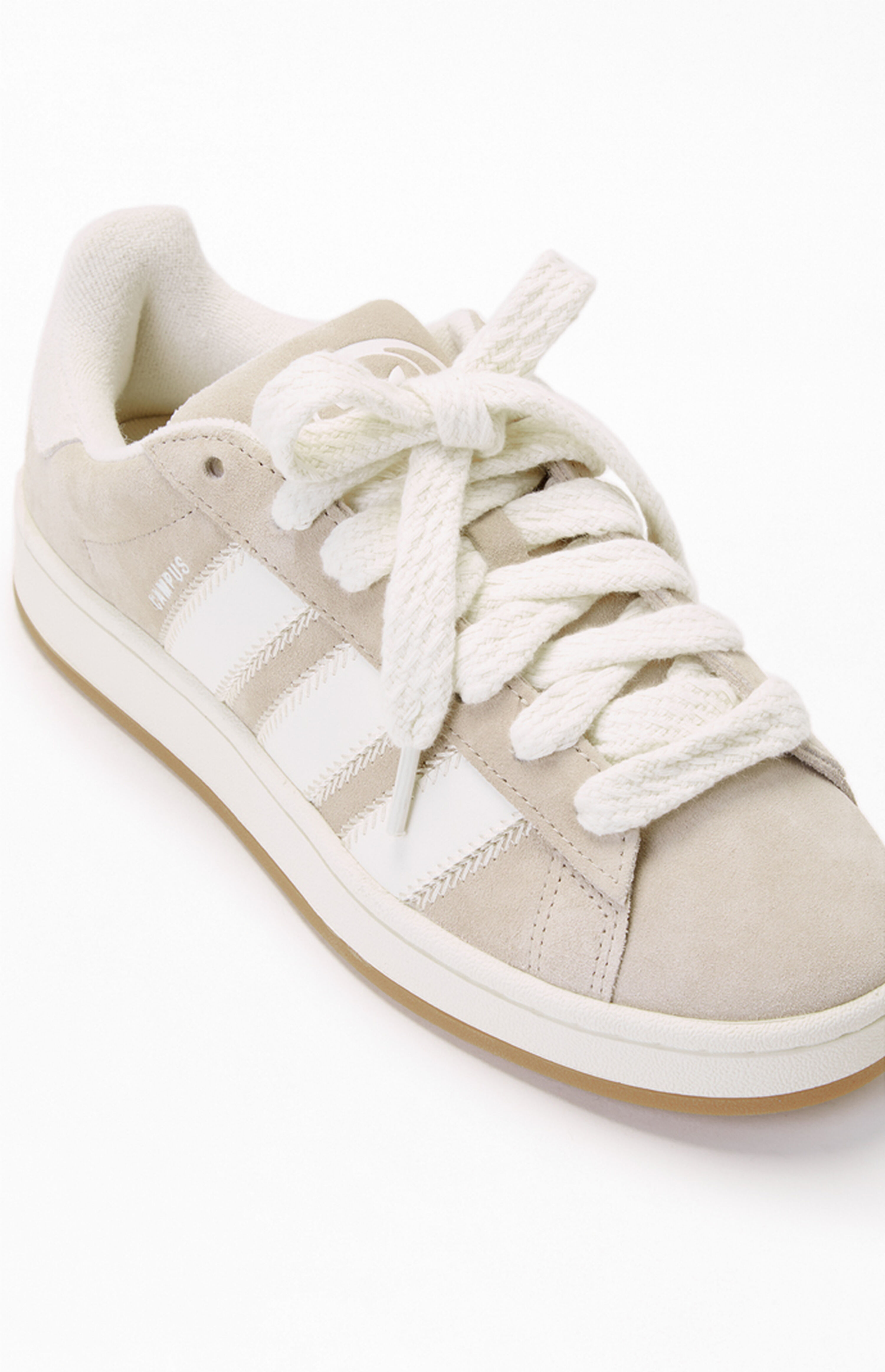 adidas Women's Tan & White Campus 00s Sneakers | Pacsun