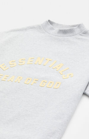 Fear of God Essentials Essentials Light Heather Grey T-Shirt | PacSun
