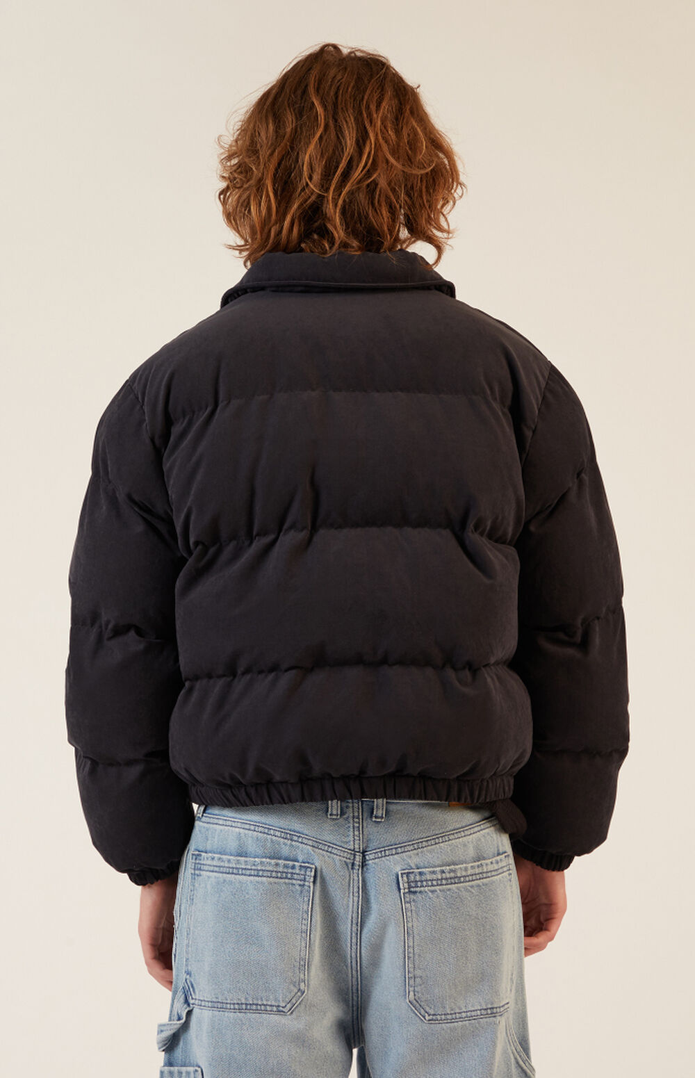 Pacsun Black Coaches Puffer Jacket | Pacsun