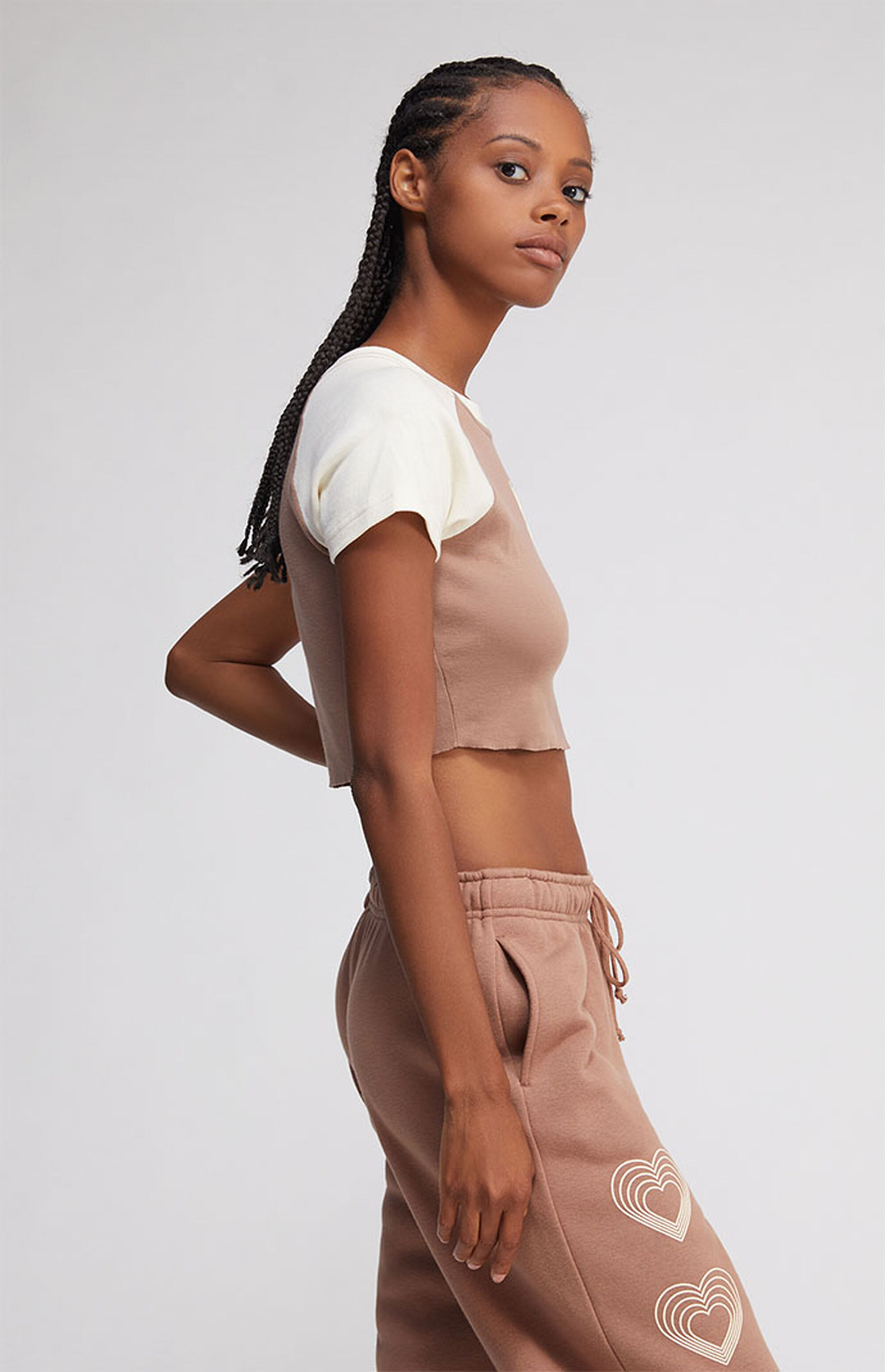 Pacsun Hearts Raglan Baby T-Shirt | Pacsun