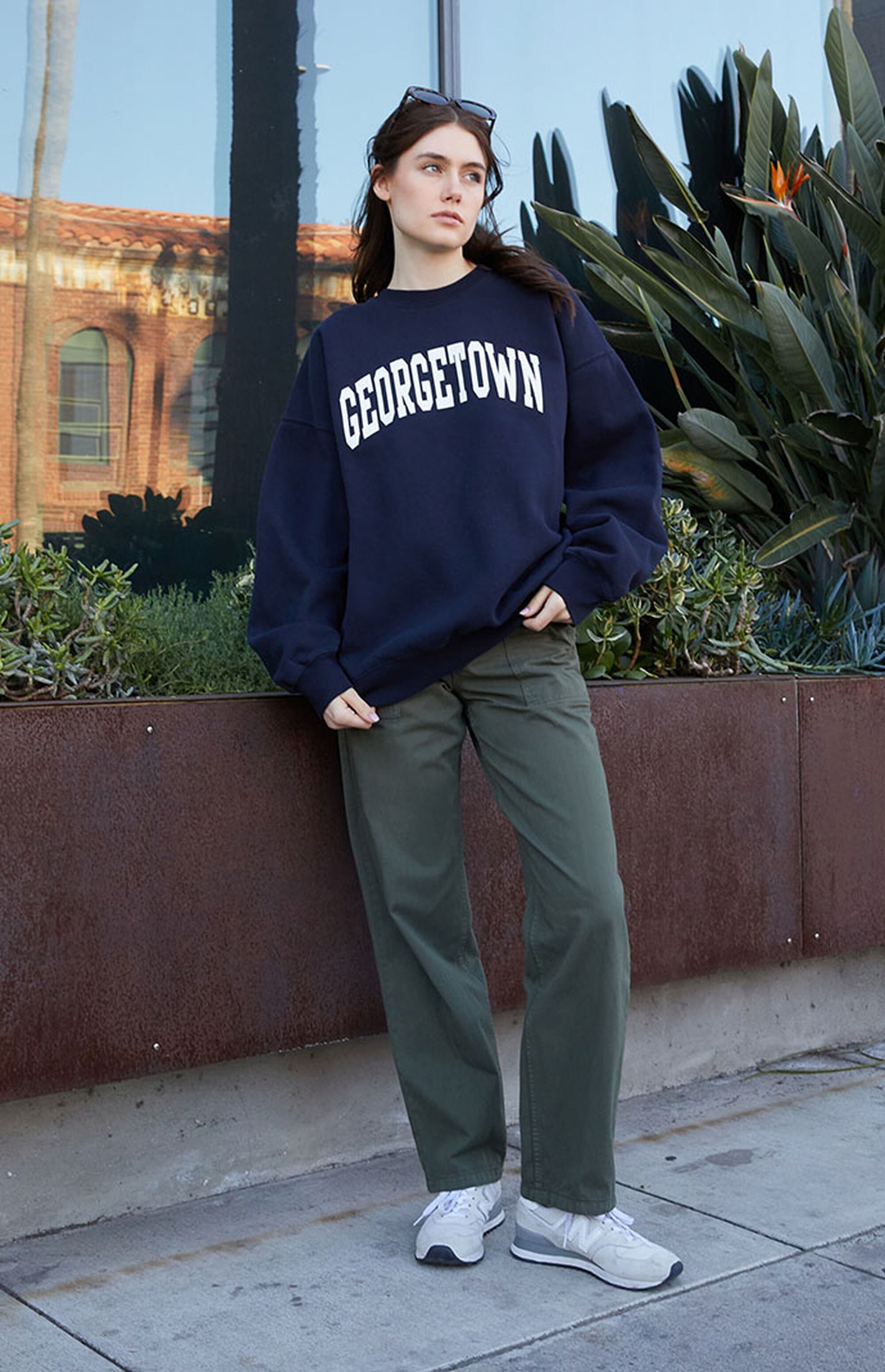 John Galt Georgetown Crew Neck Sweatshirt | PacSun