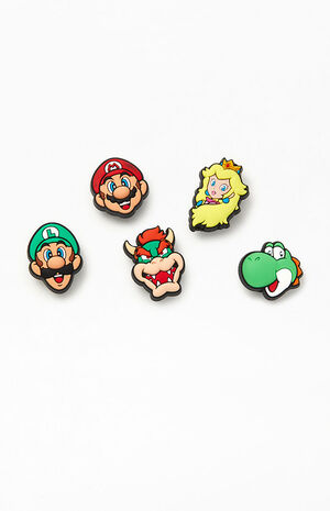 Crocs 5 Pack Mario Jibbitz Shoe Charms | PacSun