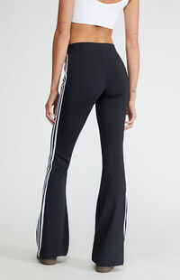 adidas Black Adicolor Flare Leggings | PacSun