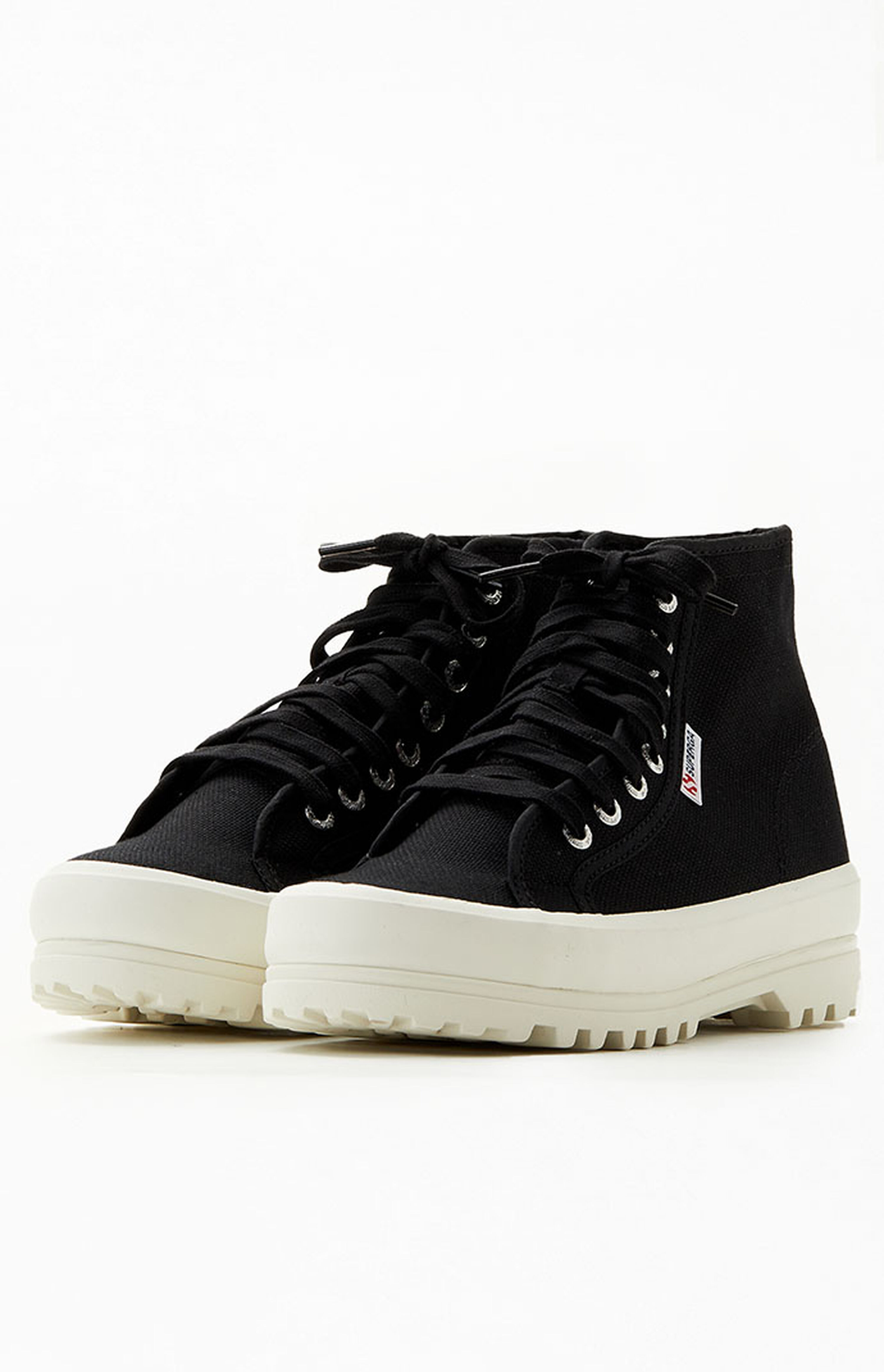 Superga Women's Black 2341 Alpina High Top Sneakers | Pacsun