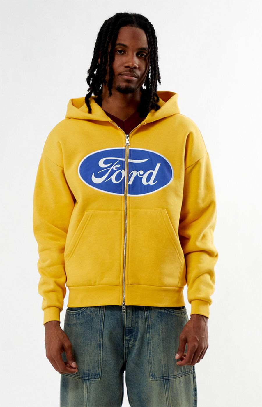 FORD Full Zip Hoodie | Pacsun