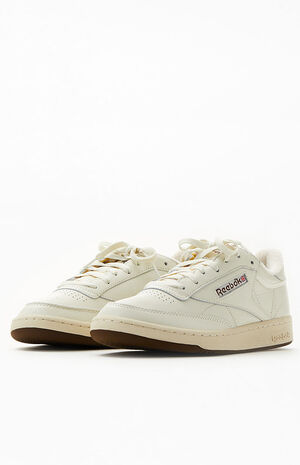 Reebok Cream & Brown Club C Vintage Shoes | PacSun