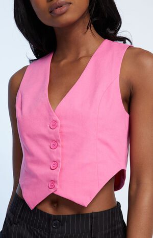 Button Front Vest | PacSun