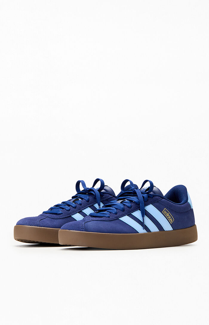 adidas Women's Blue VL Court 3.0 Sneakers | Pacsun