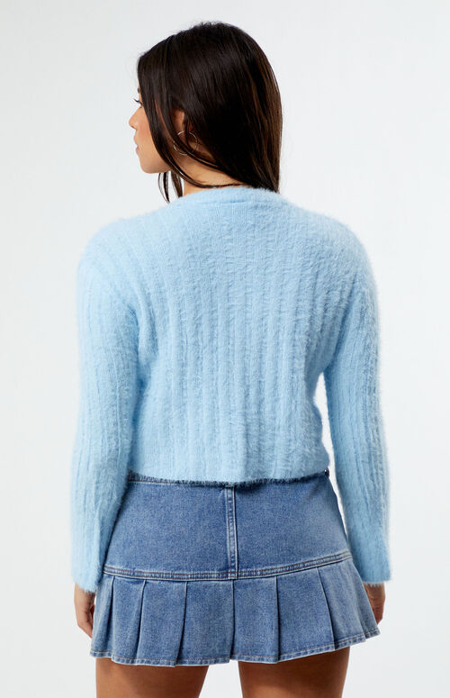 Daisy Street Fluffy Knit Cropped Cardigan | Pacsun