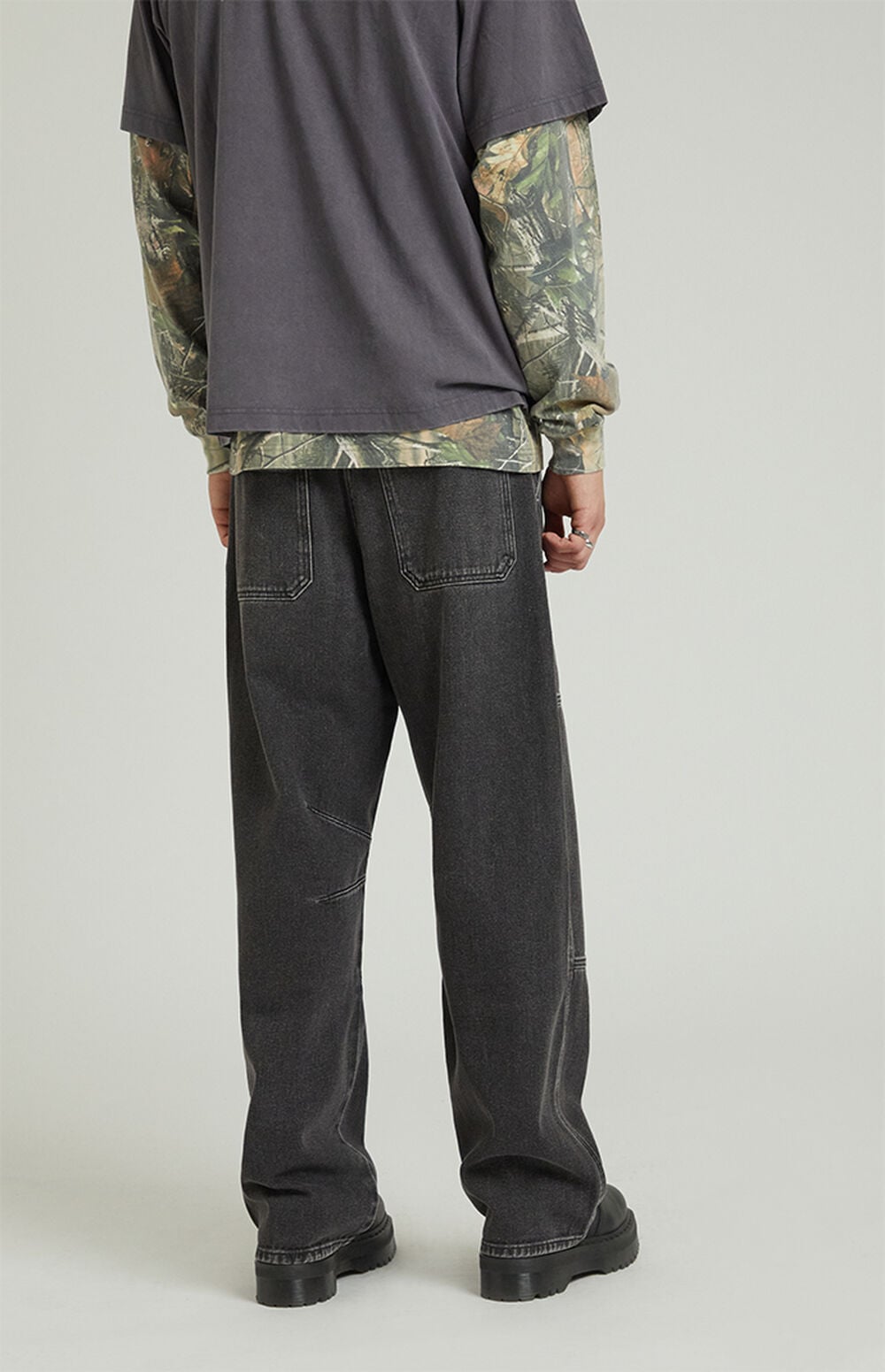 Pacsun Black Wash Baggy Jeans | Pacsun