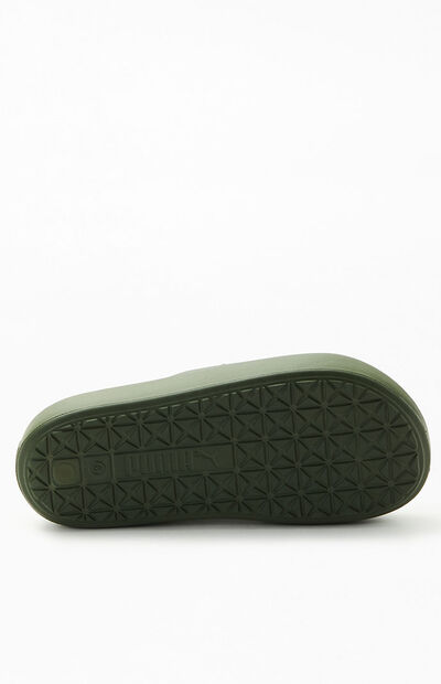 Puma Women's Olive Shibui Cat Slide Sandals | Pacsun