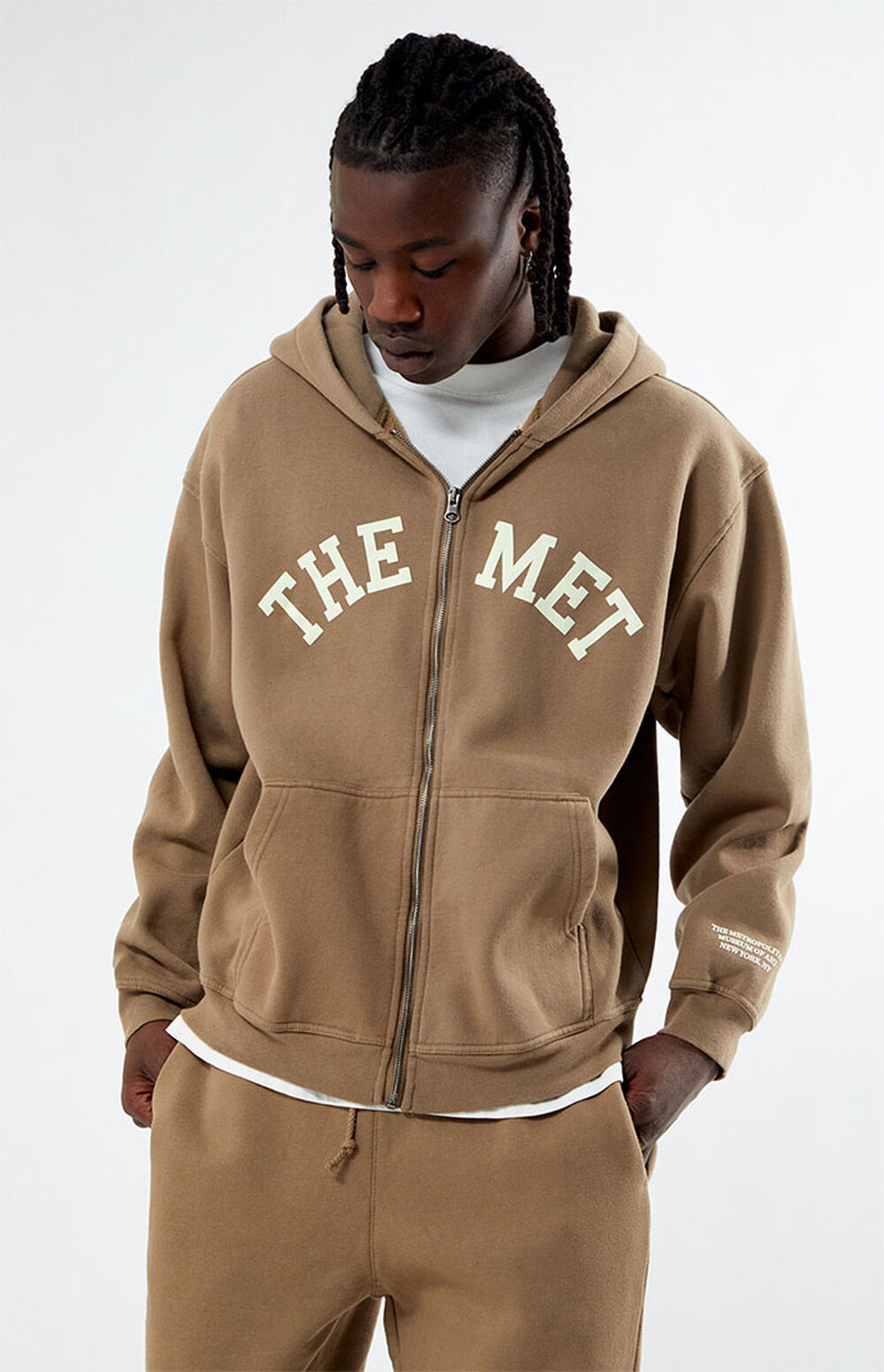 The Met x PacSun Arch Full Zip Hoodie | PacSun