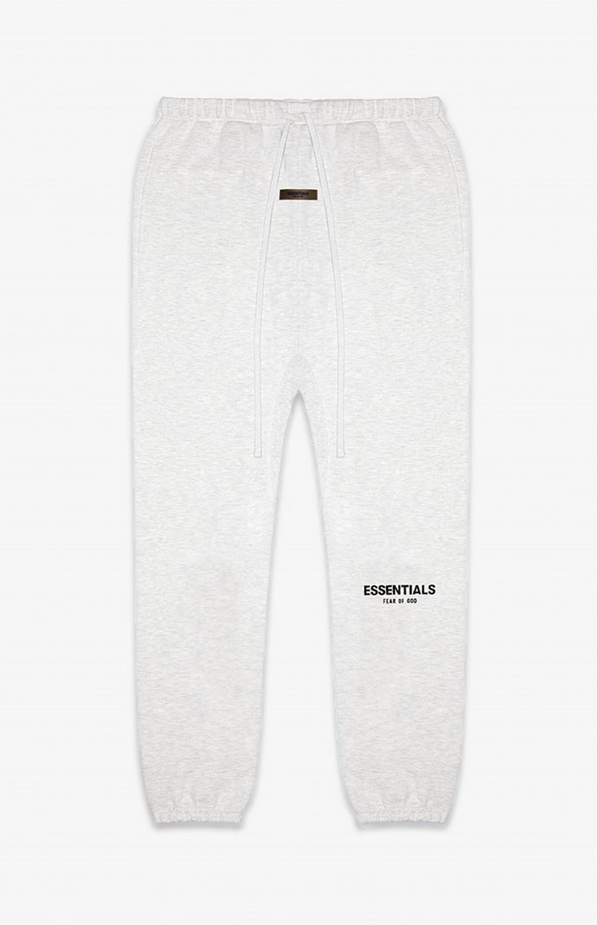 Fear of God Essentials Light Oatmeal Sweatpants | Pacsun