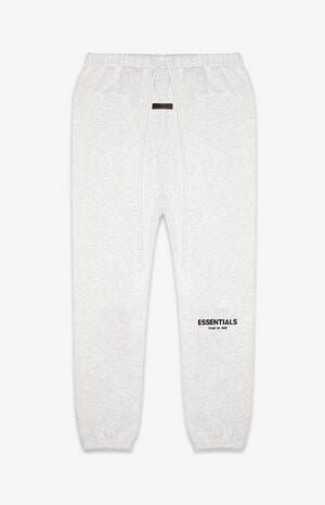 Fear of God Essentials Light Oatmeal Sweatpants | PacSun