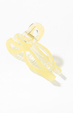 yellow bow clip
