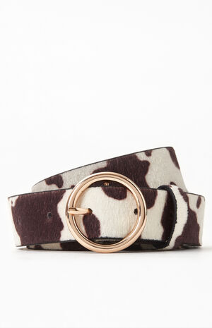 PACSUN. Cow Print Belt | PacSun