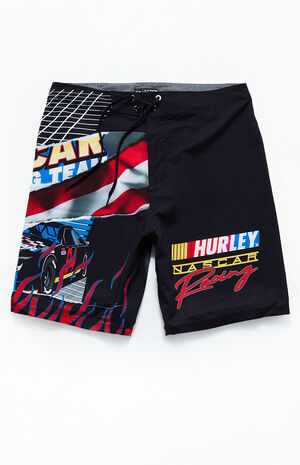 Hurley Eco Black Phantom NASCAR Racing 20" Boardshorts | PacSun