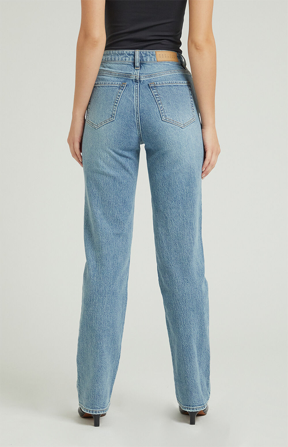 Pacsun Stretch Medium Indigo '90s Boyfriend Jeans | Pacsun