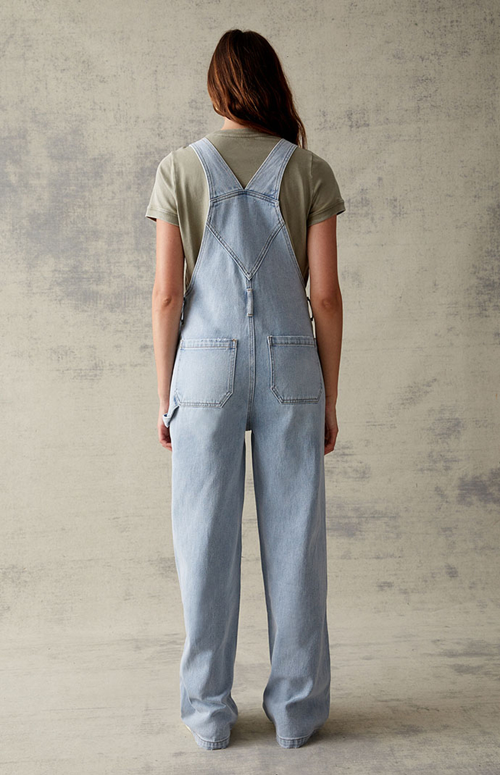 Pacsun Light Blue Denim Overalls | PacSun
