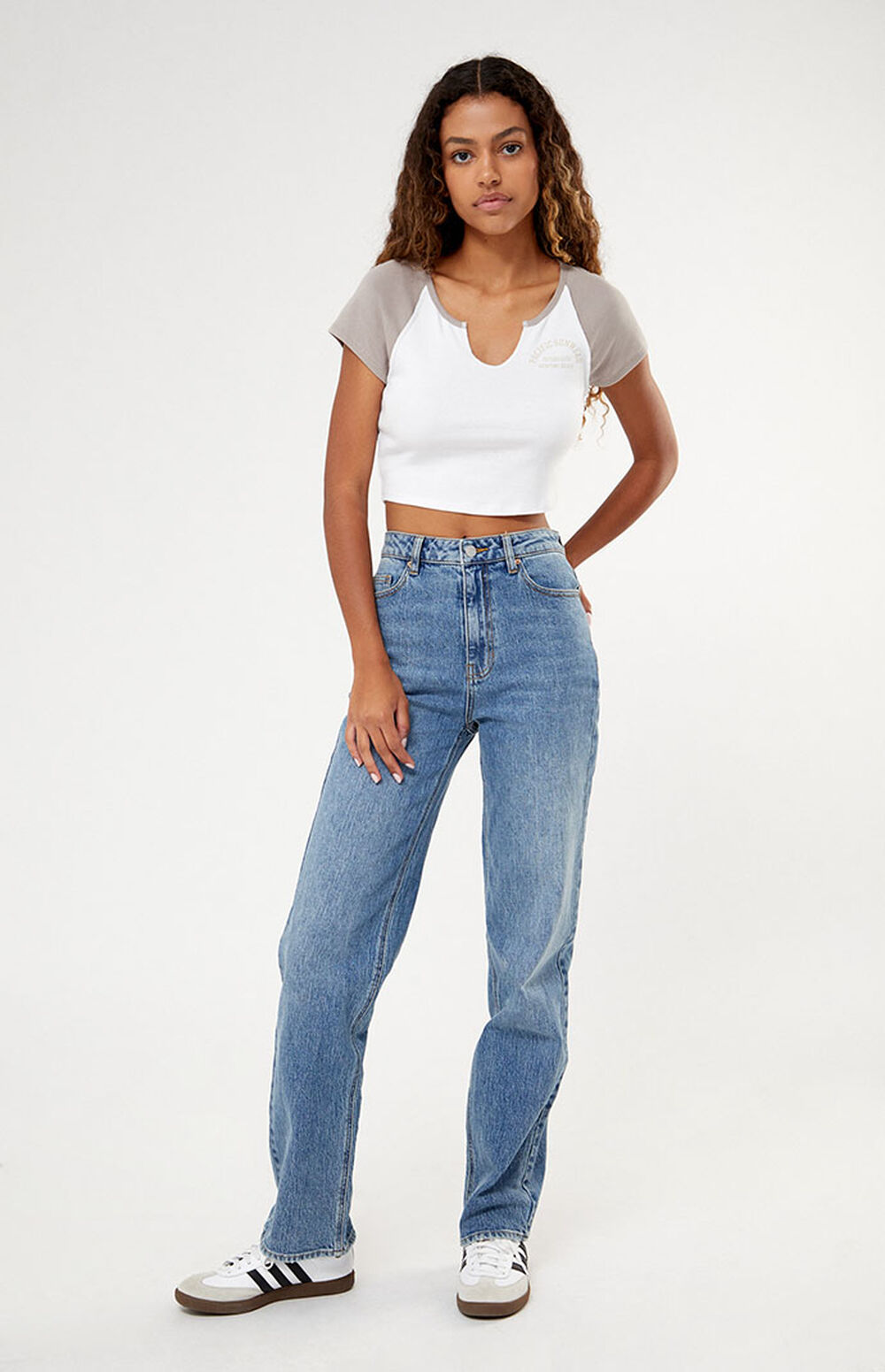 Pacsun Est. Newport Beach Pacific Sunwear Notched T-Shirt | PacSun