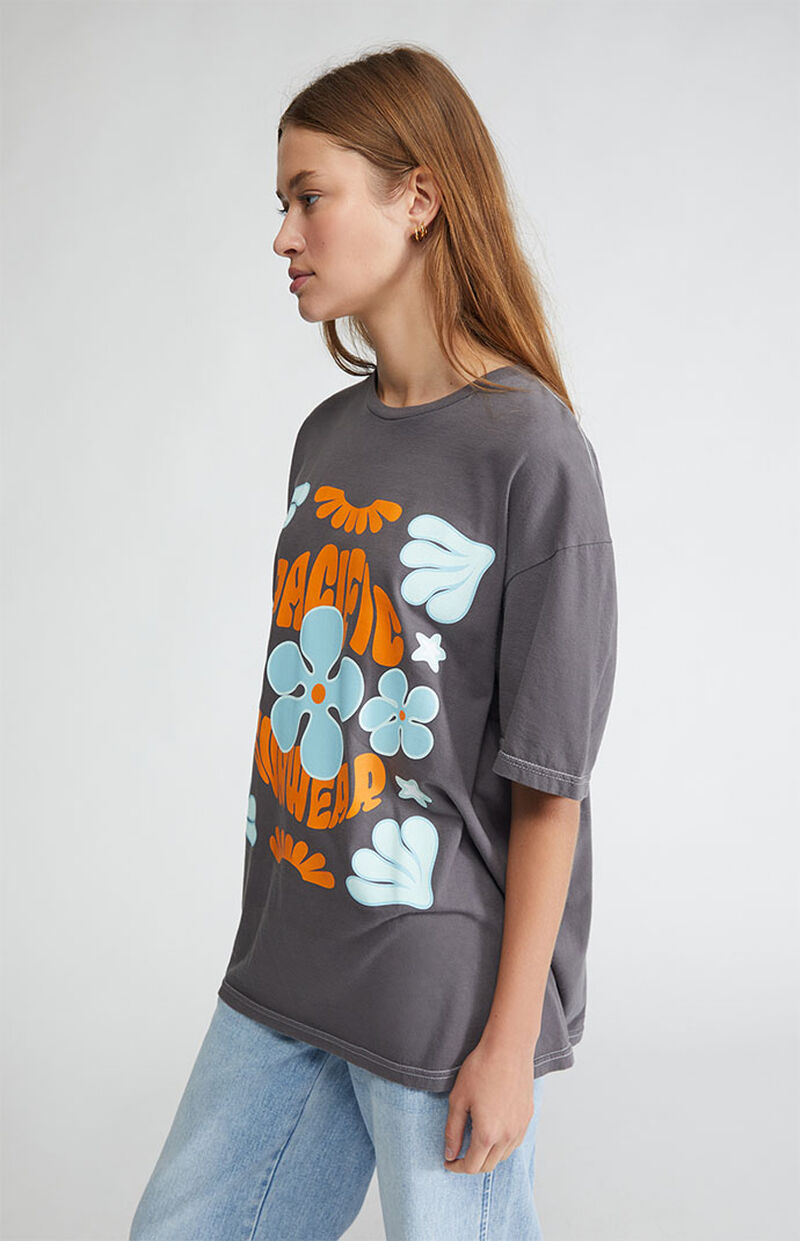 PS / LA Pacific Sunwear Logo Flower Oversized T-Shirt | PacSun