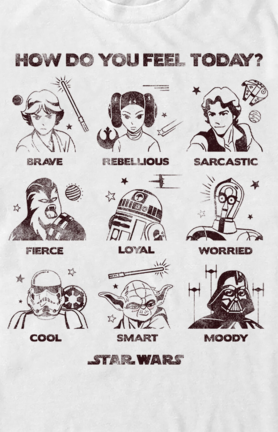 Star Wars Feelings T-Shirt | PacSun