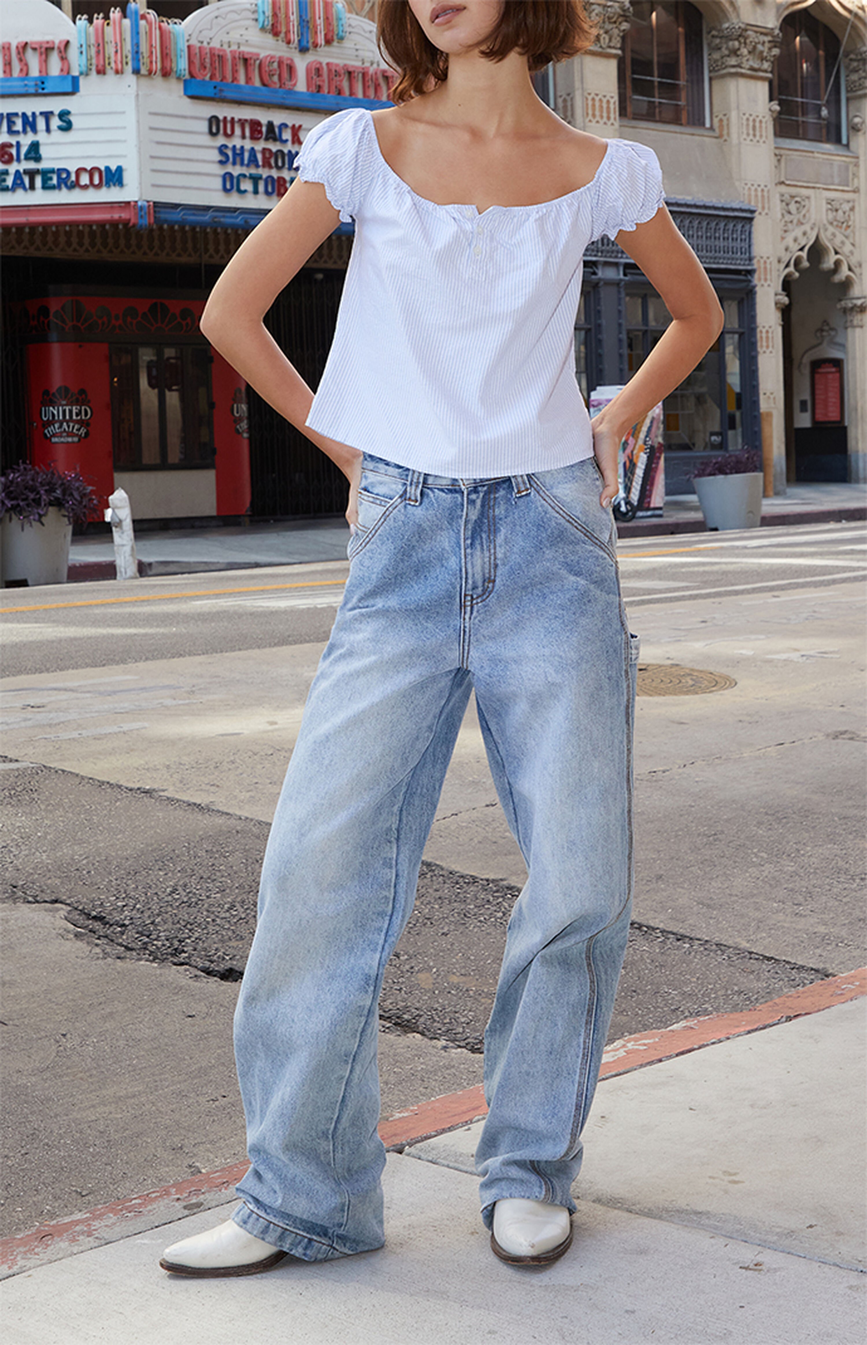 John Galt Striped Maggie Top | PacSun