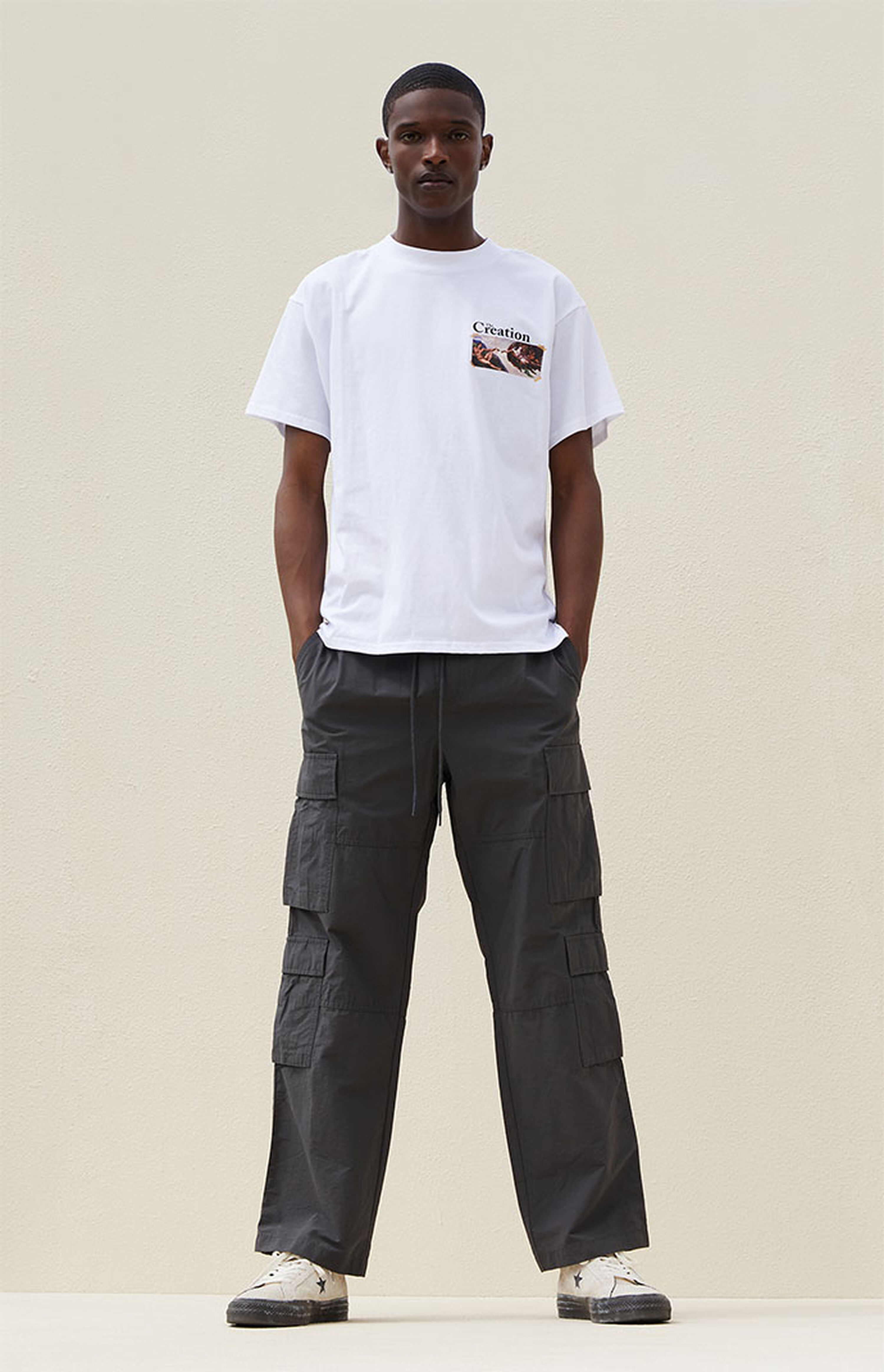 Pacsun Black Baggy Cargo Pants | PacSun