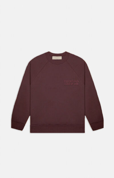 Fear of God ESSENTIALS Plum Crew Neck Sweatshirt | PacSun