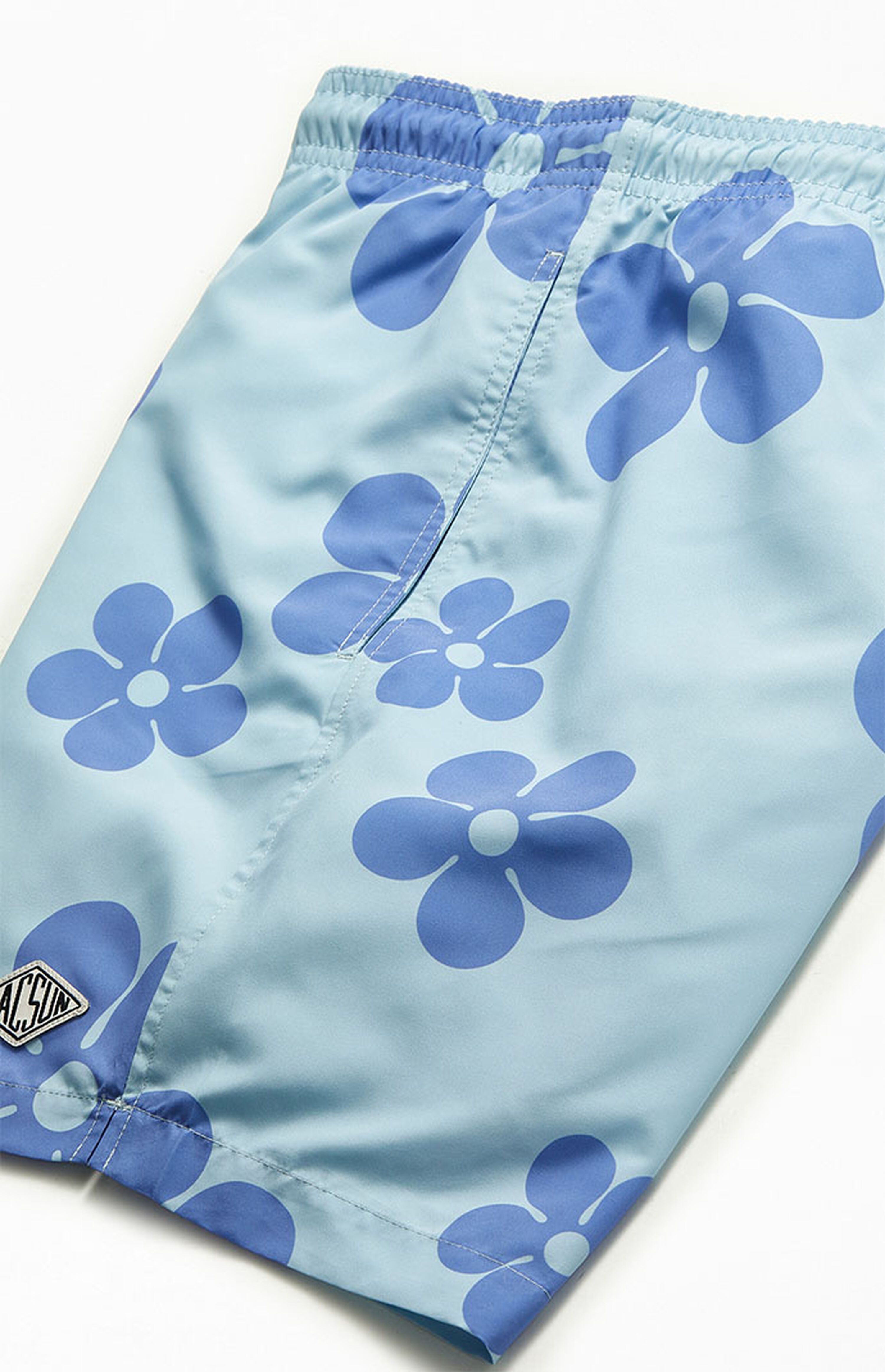 Pacsun Recycled Groove 17" Swim Trunks | Pacsun