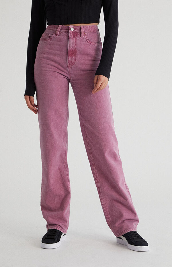 Pacsun Eco Fuchsia Boyfriend Jeans | Pacsun