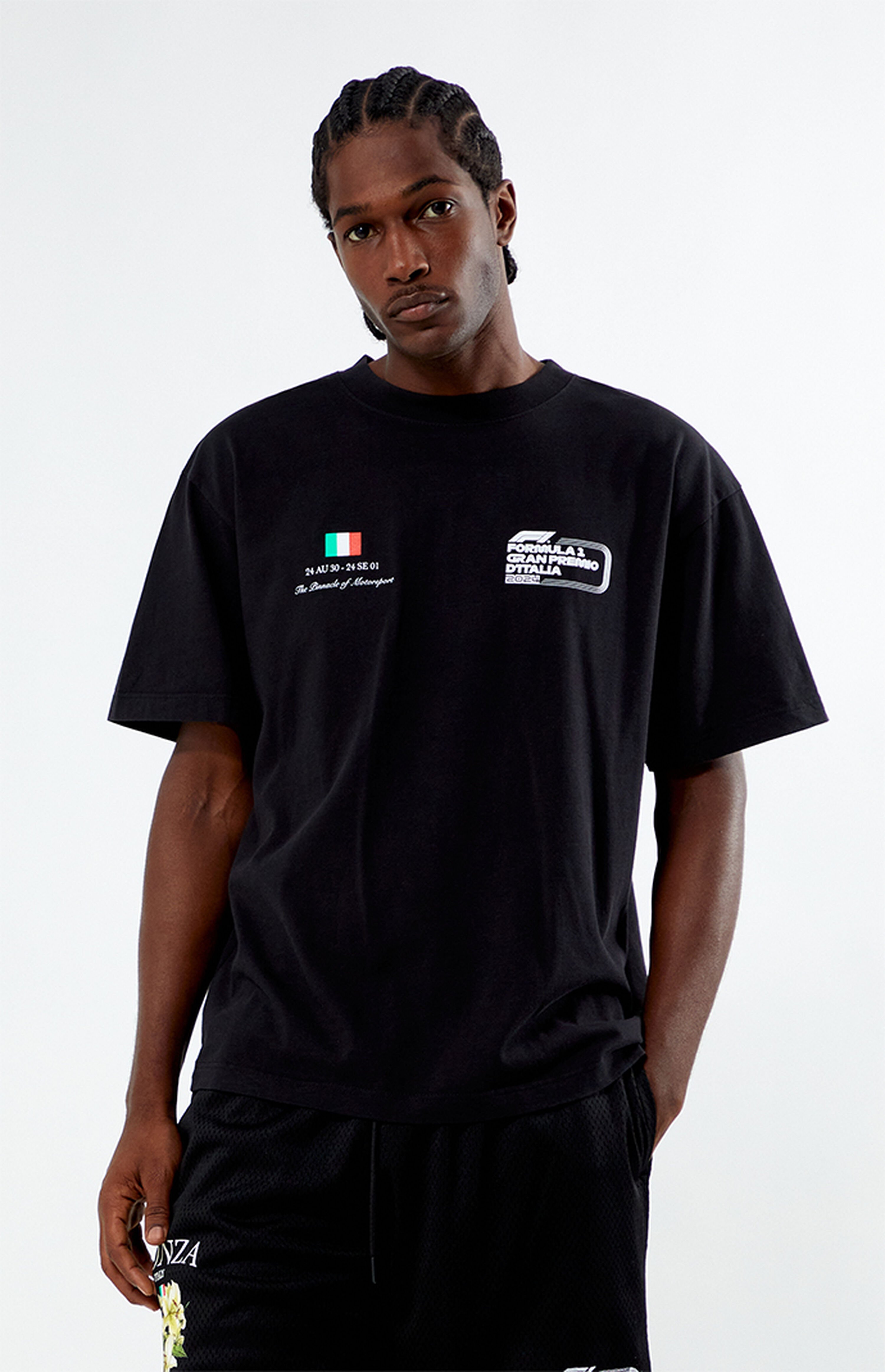 Formula 1 x PacSun Black Monza Italy T-Shirt | PacSun
