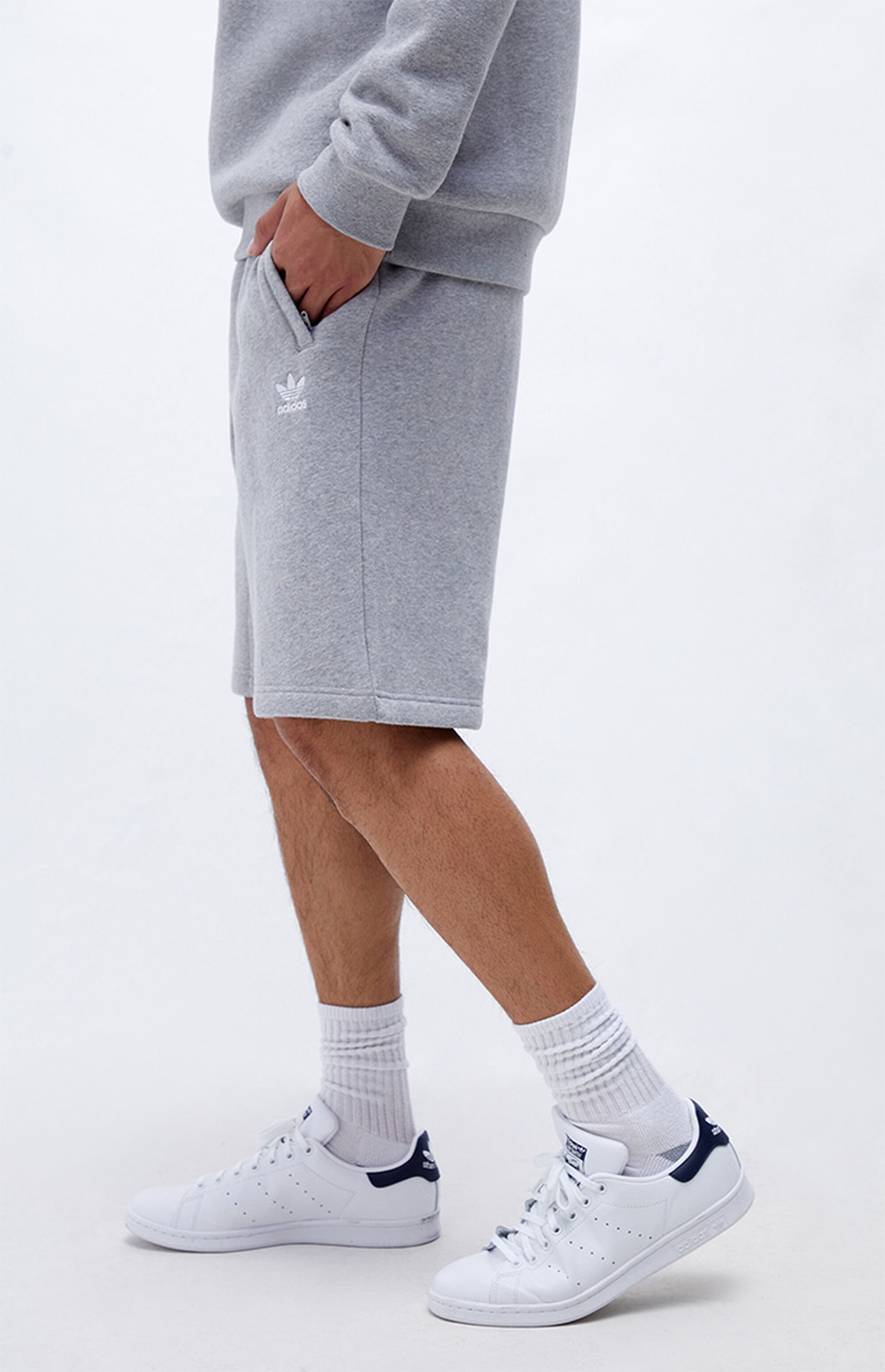adidas Light Heather Essentials Sweat Shorts | PacSun