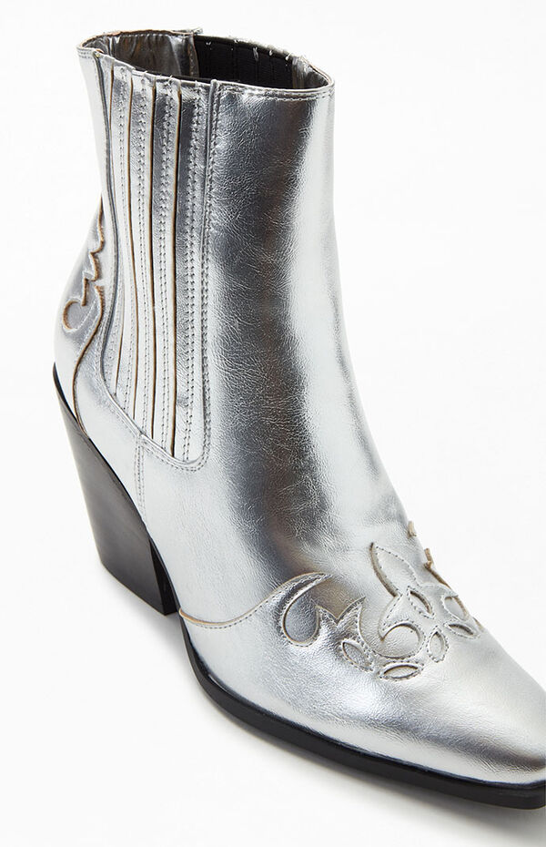 Billini Women's Silver Crystal Boots | PacSun
