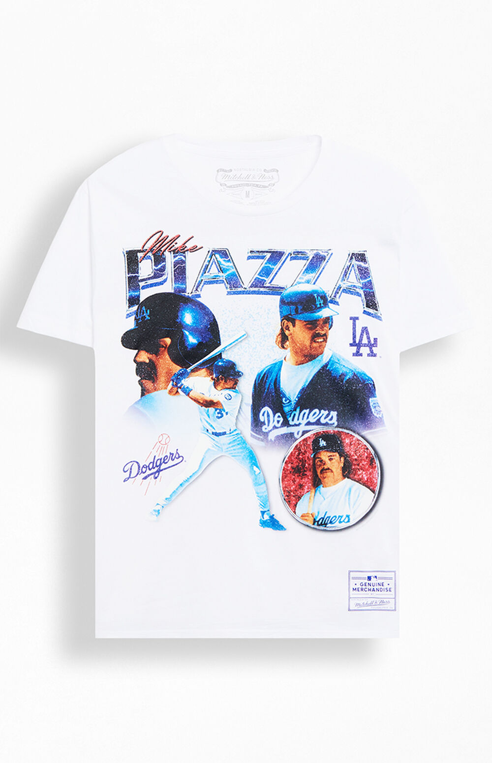 Mitchell & Ness LA Dodgers Mike Piazza T-Shirt | PacSun