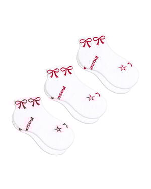 Doublesoul 3 Pack Holly Quarter Socks | PacSun