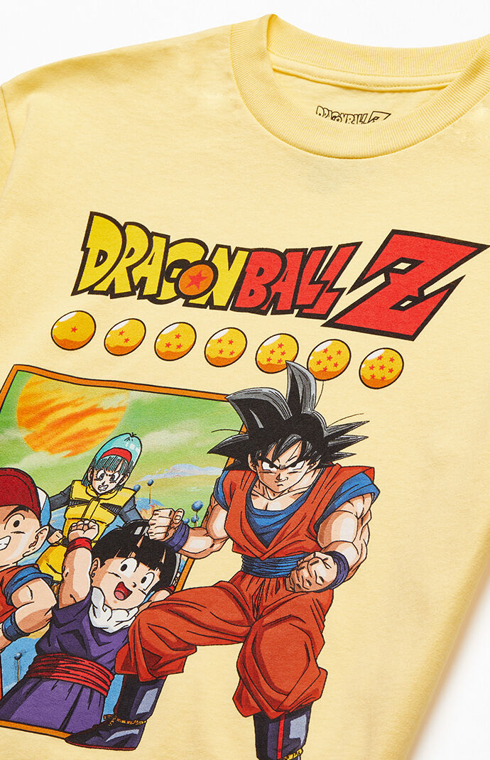Yellow Dragon Ball Z T-Shirt | PacSun